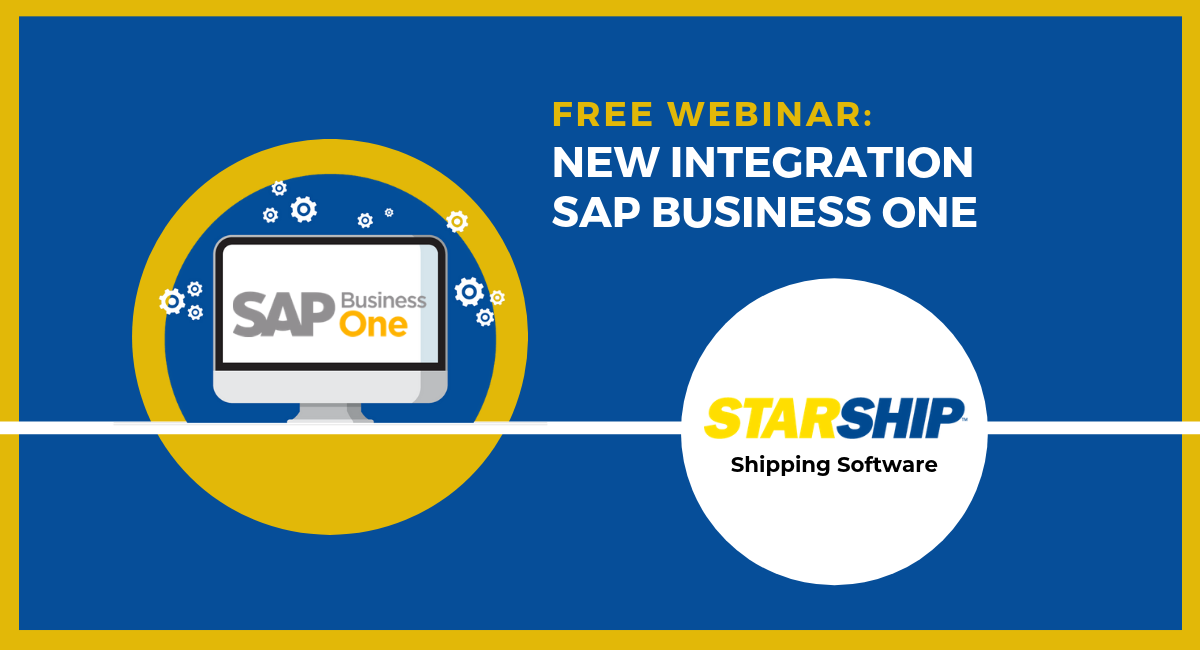 New StarShip Integration SAP Business One Shipping Software